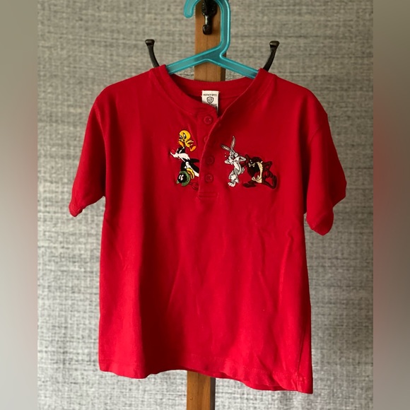 Warner Bros. | Shirts & Tops | Vintage Warner Brothers Boys Short ...